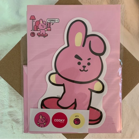 bt21 | Office | Bt2 Cooky Letter Set 12pc Jungkook New | Poshmark